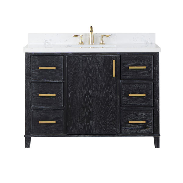 Winston Porter Feyzi 48 Free Standing Single Bathroom Vanity With